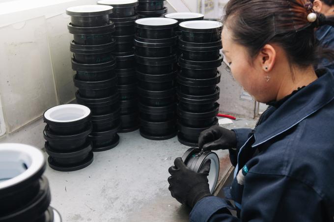 Green PTFE Coated EPDM Valve Seat For Resilient Seat Butterfly Valve ...