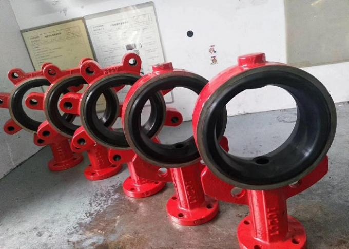 EPDM / NBR Butterfly Valve Seat , Vulcanized Rubber Valve Seats