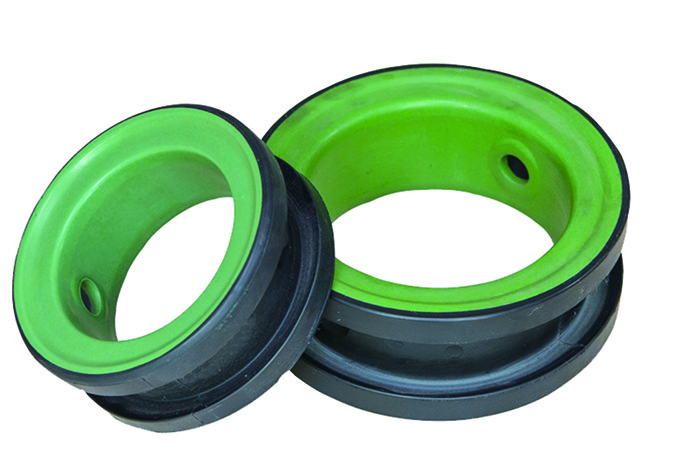 Green PTFE Coated EPDM Valve Seat For Resilient Seat Butterfly Valve ...